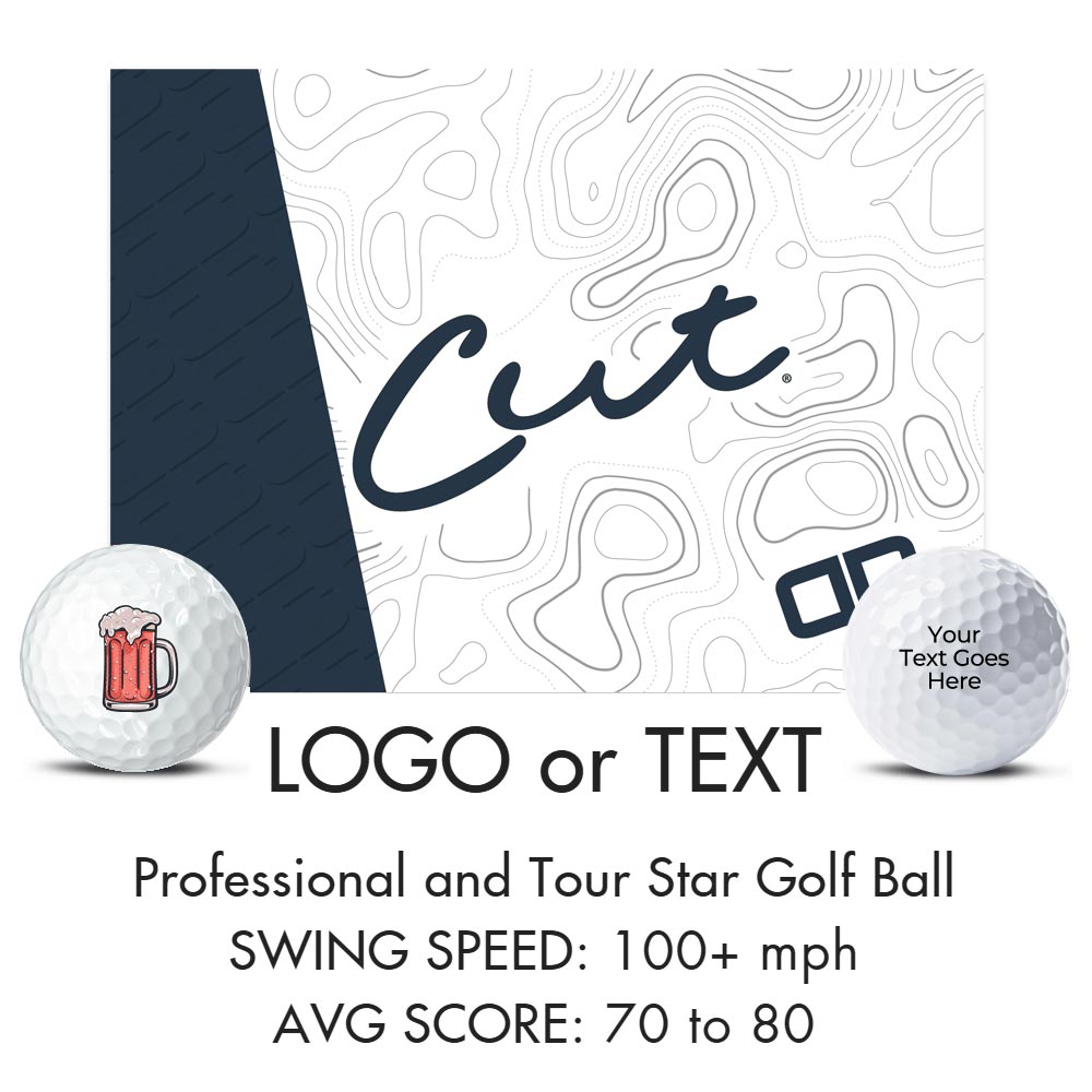 Custom Golf Balls Personalized Logo or Text – Cut Golf