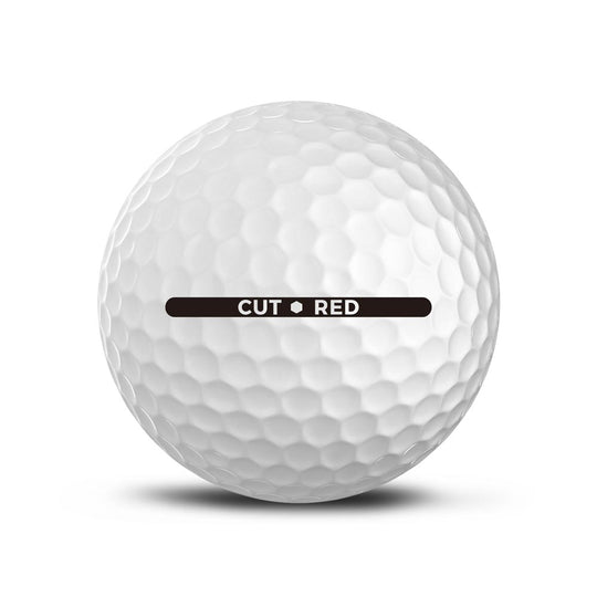 Cut Red 2 Piece Golf Balls – Cut Golf